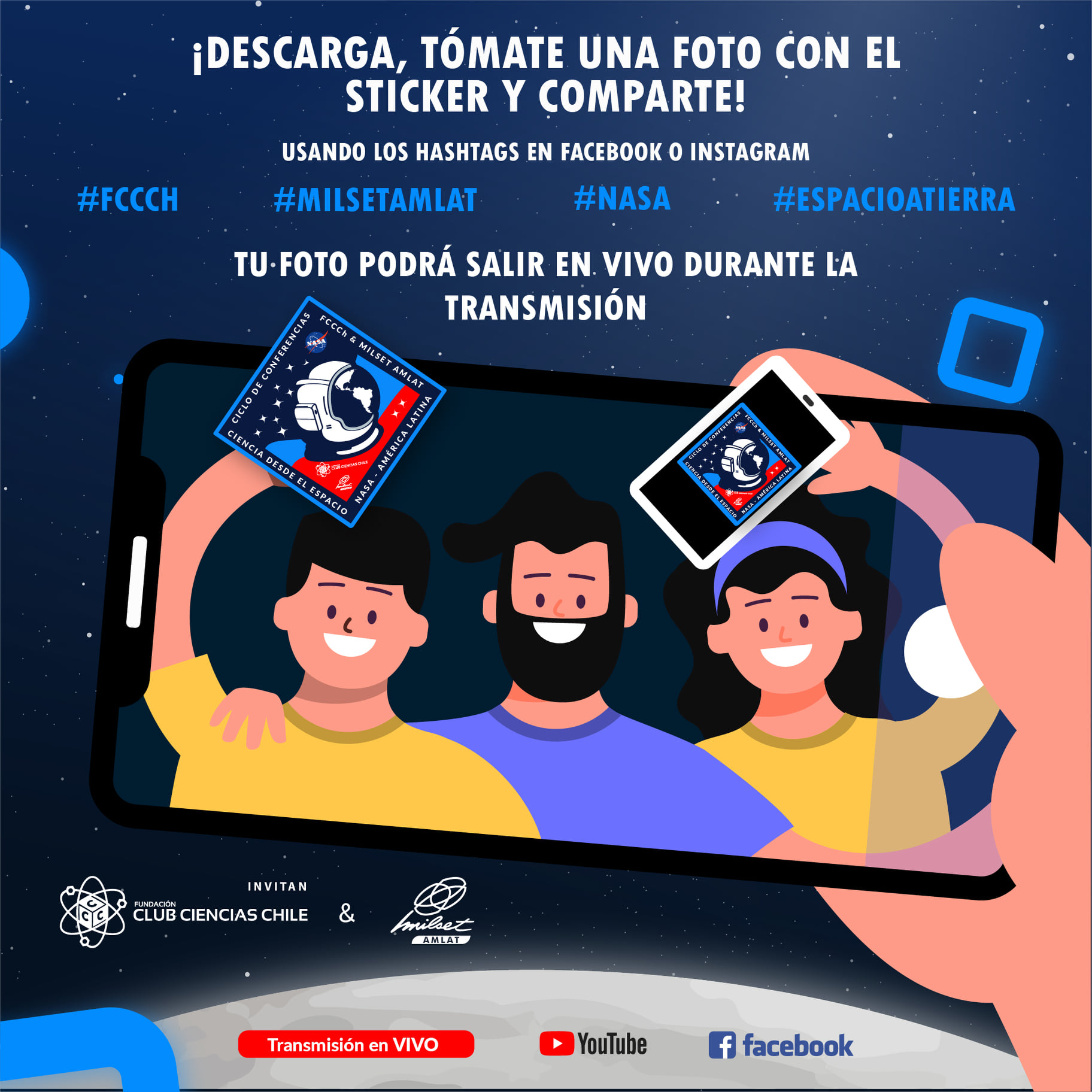 #HagamosLaCienciaViral ¡Llegó la hora de interactuar! 😎🚀📷 – ICEDUC